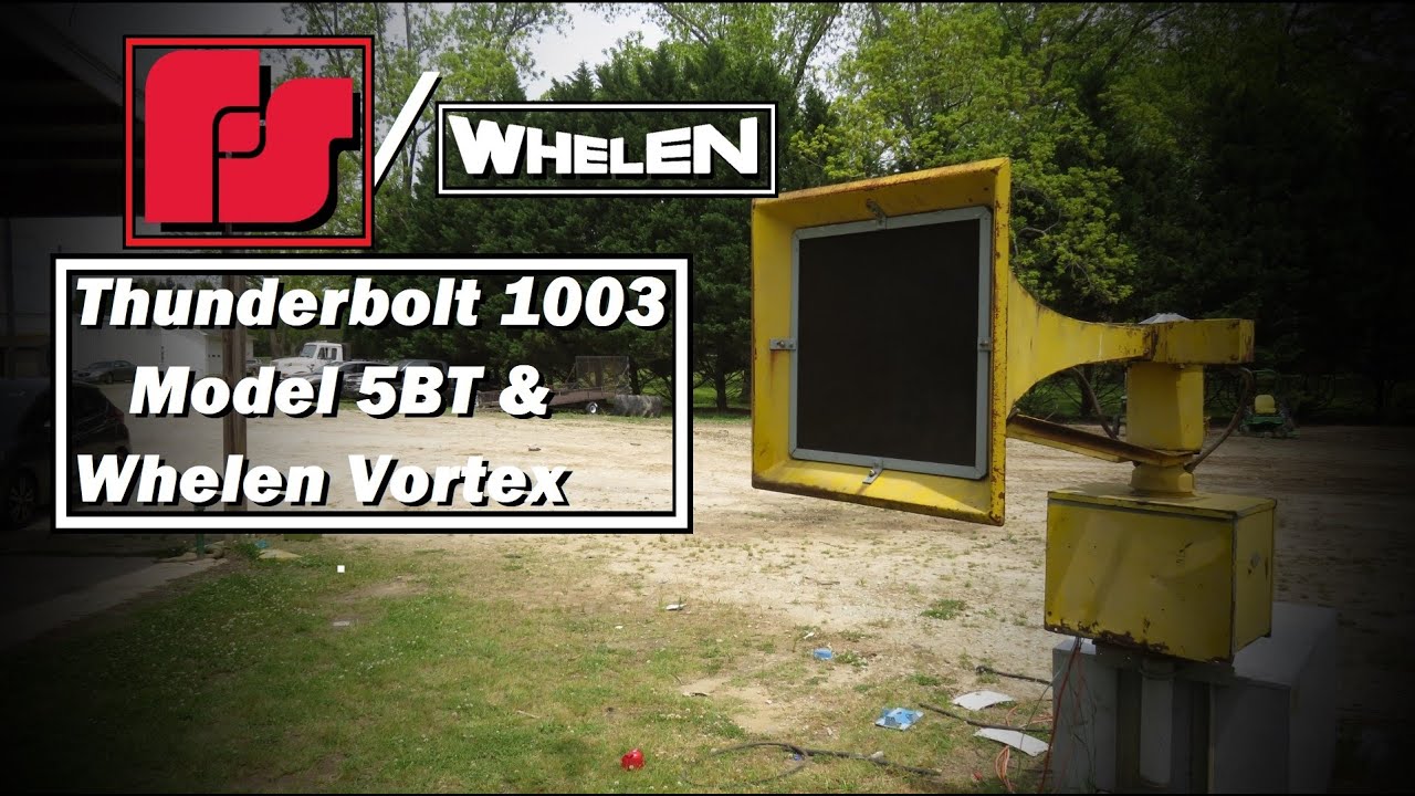 Federal Signal Thunderbolt 1003A, Model 5BT, & Whelen Vortex Siren Test ...