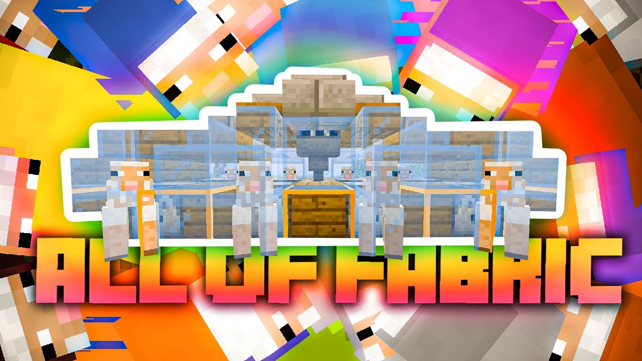 All of Fabric 3 Minecraft Modpack Ep. 13 Automatic 16 Color Wool Farm ...