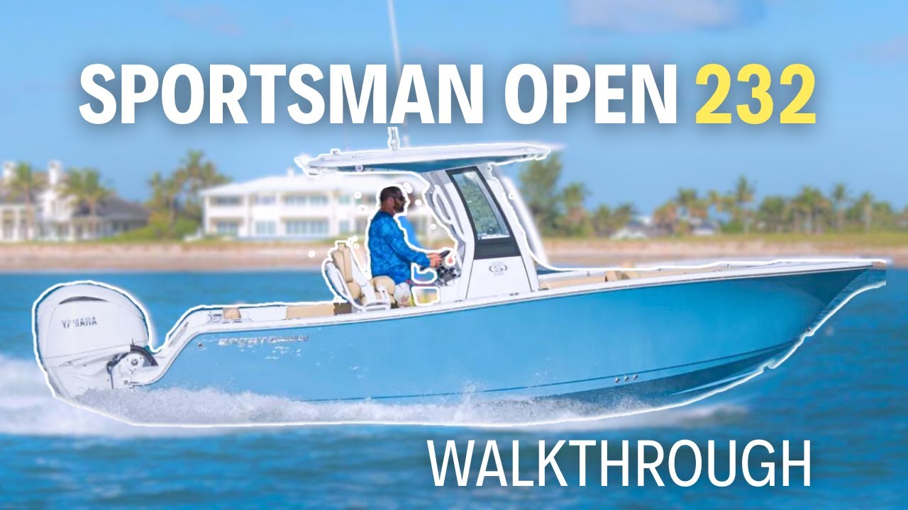 Walkthrough the Sportsman Open 232 Center Console - YouTube