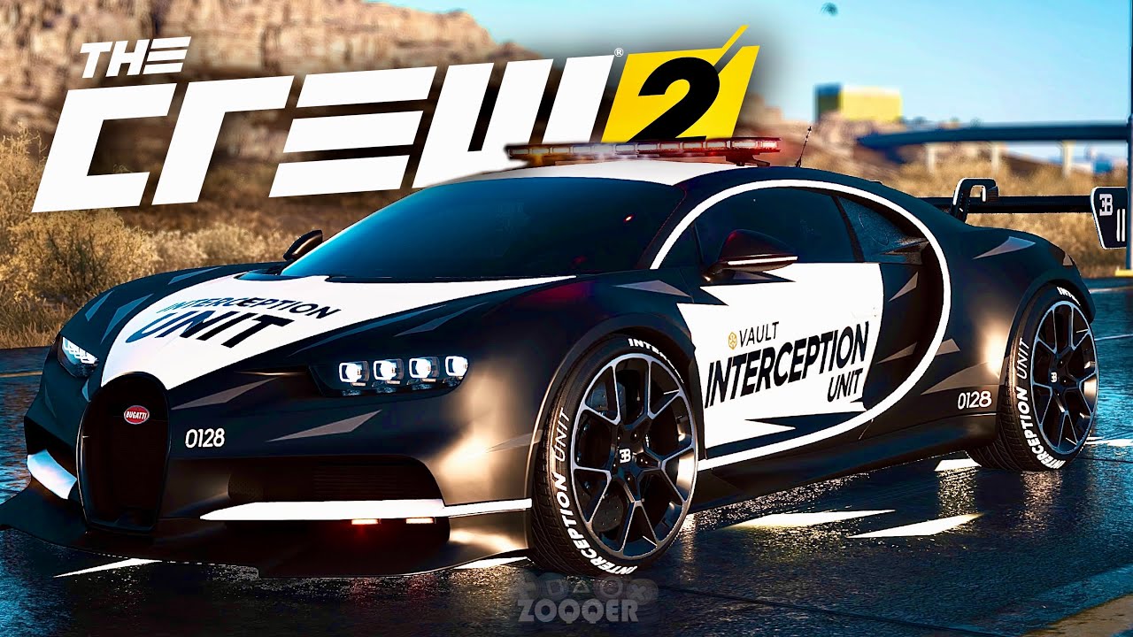 POLICE Hypercar Bugatti Chiron Tuning - The Crew 2 - YouTube