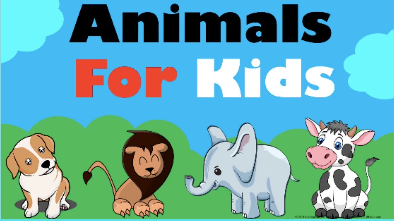 Animals For Kids | Animals Sounds For Kids To Learn | Animals For ...