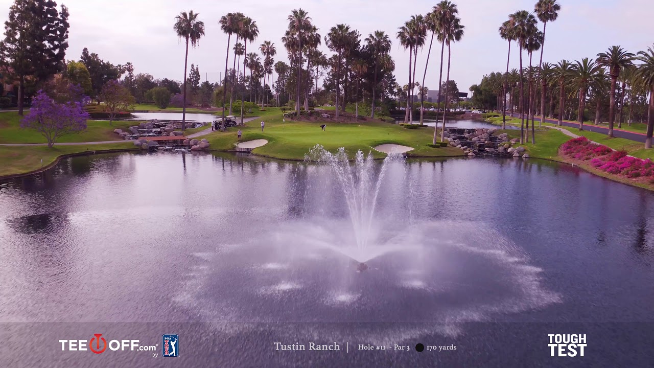 4K Drone Flyover | Tustin Ranch Golf Club | Hole 11 | TeeOff - YouTube