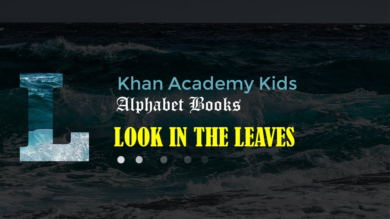 Letter L - Look in the leaves - ALPHABET BOOKS - Project Read to be ...
