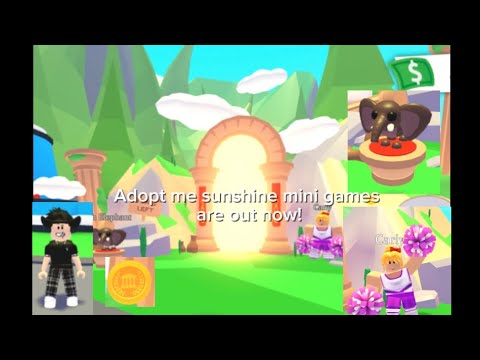 New Adopt me sunshine ☀️ mini games are out now! New pets and new ...