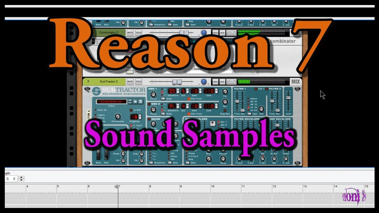 Reason 7 - Sound Samples - YouTube