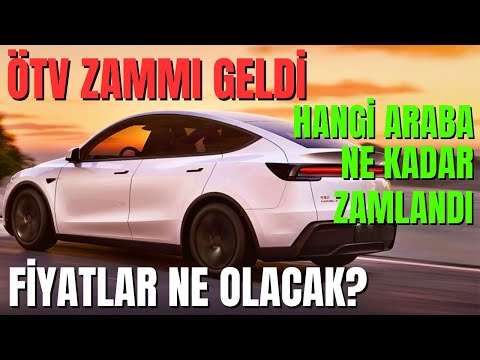 ÖTV ZAMMI GELDİ! Hangi Arabalar Ne Kadar ZAMLANDI? İndirim Var Mı?