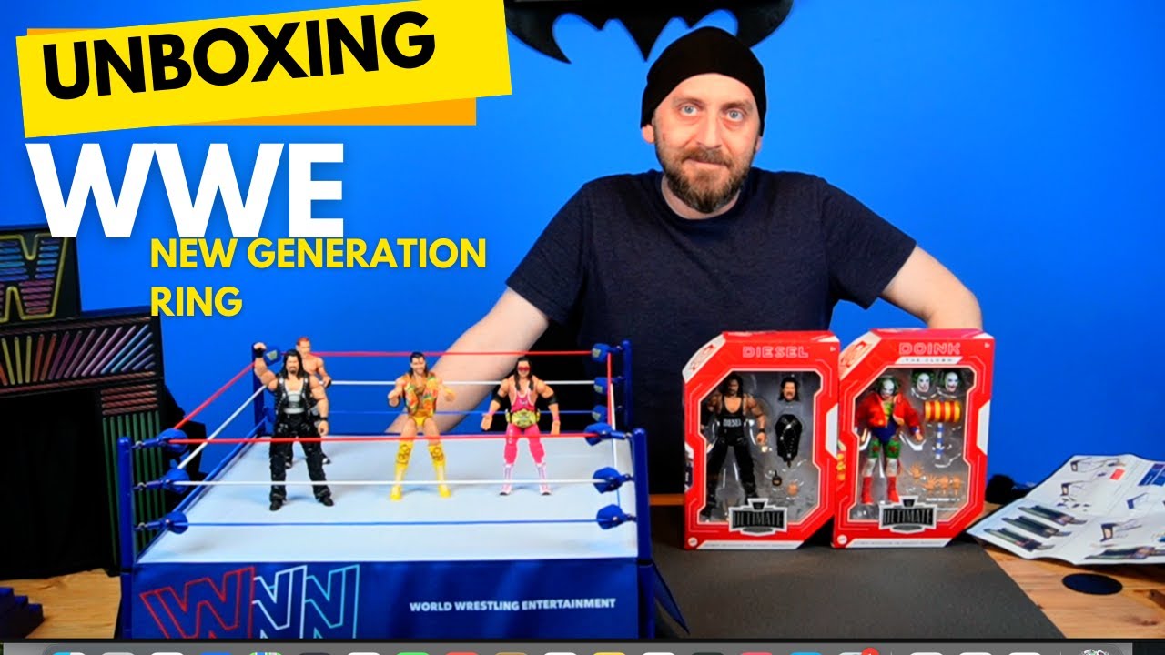 TOY BUILD | WWE NEW GENERATION RING, ENTRANCE, AND EXCLUSIVE FIGURES ...