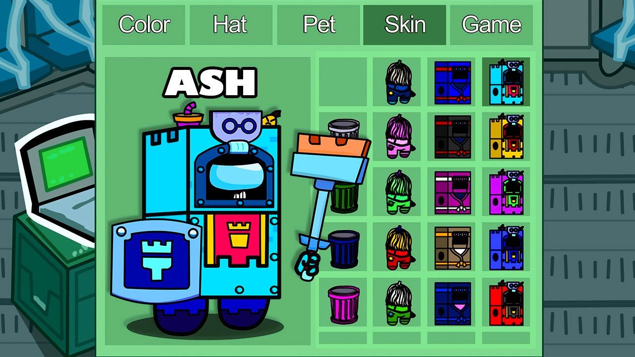 Ash in Among Us funny animation - 1000 iQ impostor - YouTube