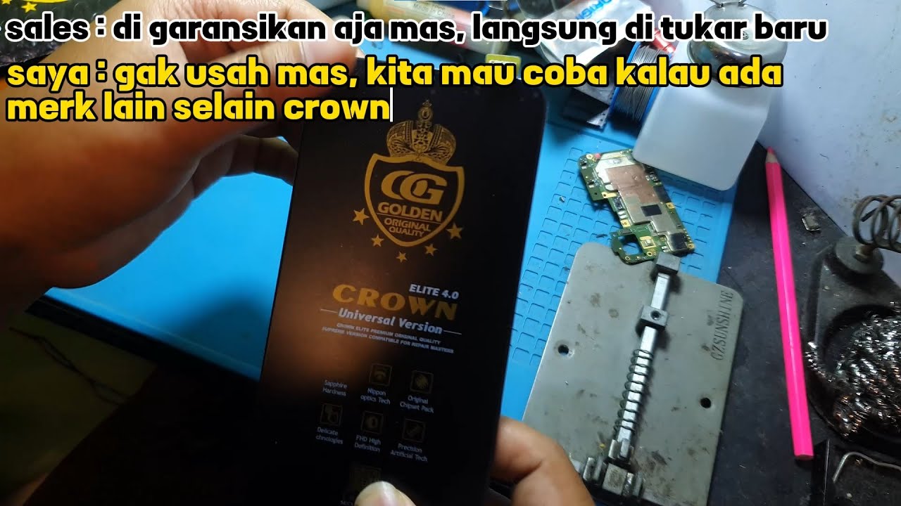 [ LCD KW CROWN 4.0 ] DRAMA KECEWA LCD CROWN DI SAMSUNG A022 BERLANJUT GAESS - YouTube