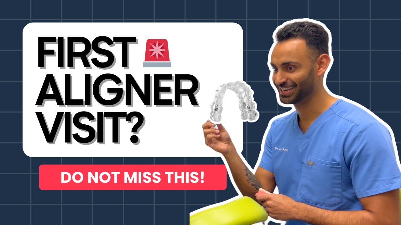 What To Do At First Clear Aligner Appointment - YouTube