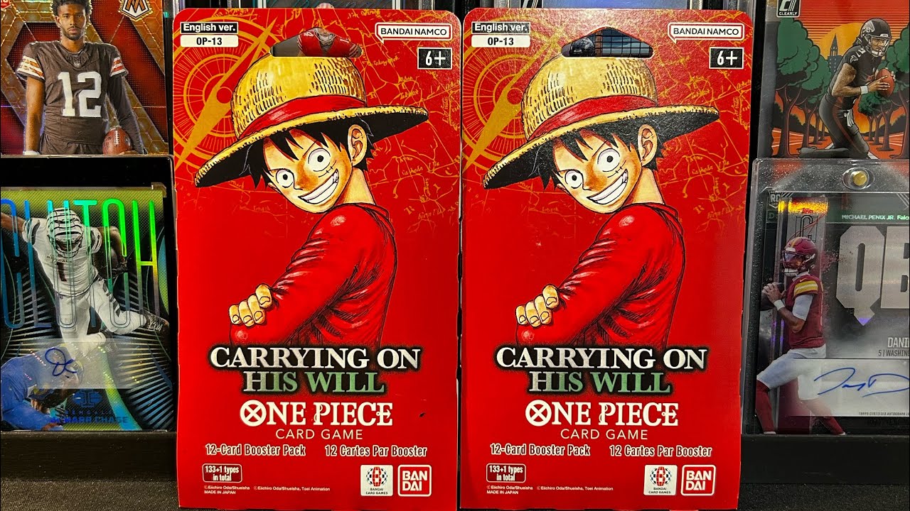 One Piece OP-13 Booster Packs x2! - YouTube