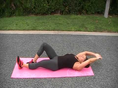 Single Leg V Ups - YouTube