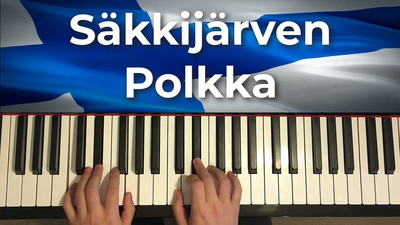 Säkkijärven Polkka (Piano Tutorial Lesson) - YouTube