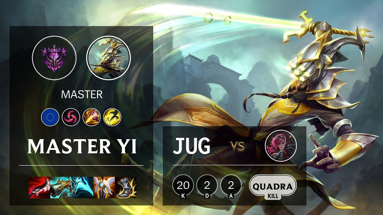 Master Yi Jungle vs Vi - EUW Master Patch 11.6 - YouTube