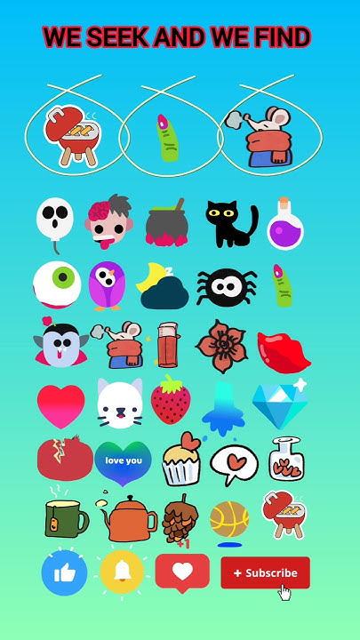 We seek and we find #puzzle #emoji #find - YouTube