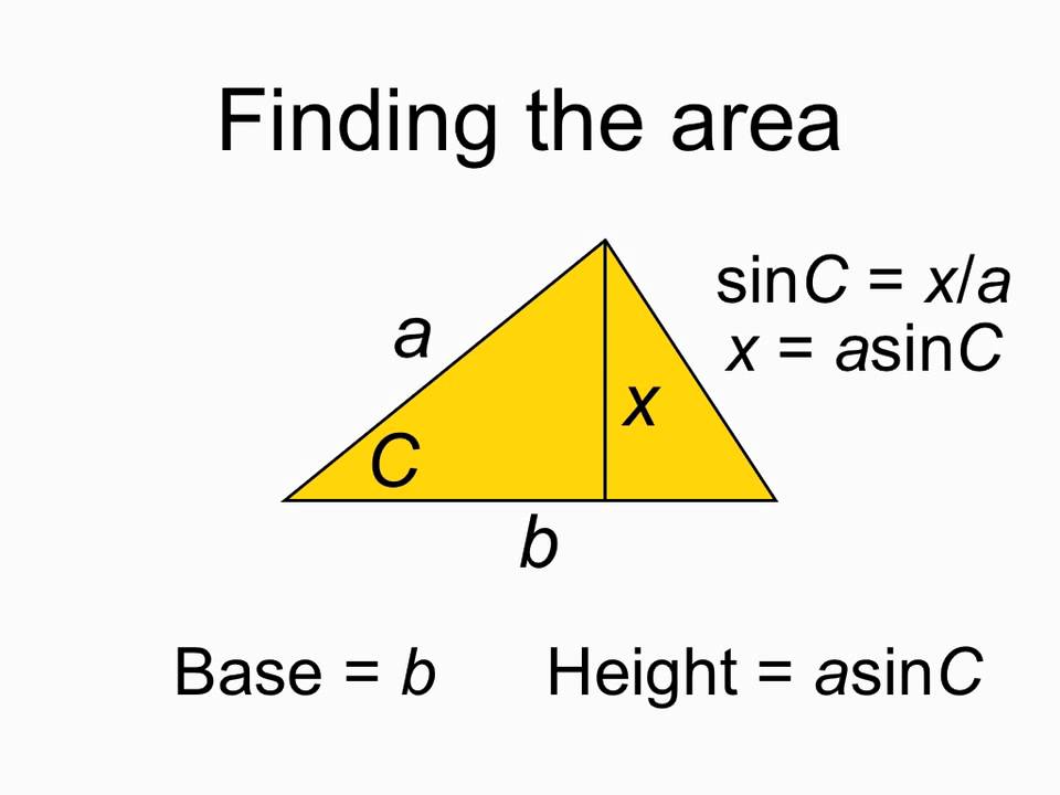 Triangles Have Area AbsinC 2 YouTube