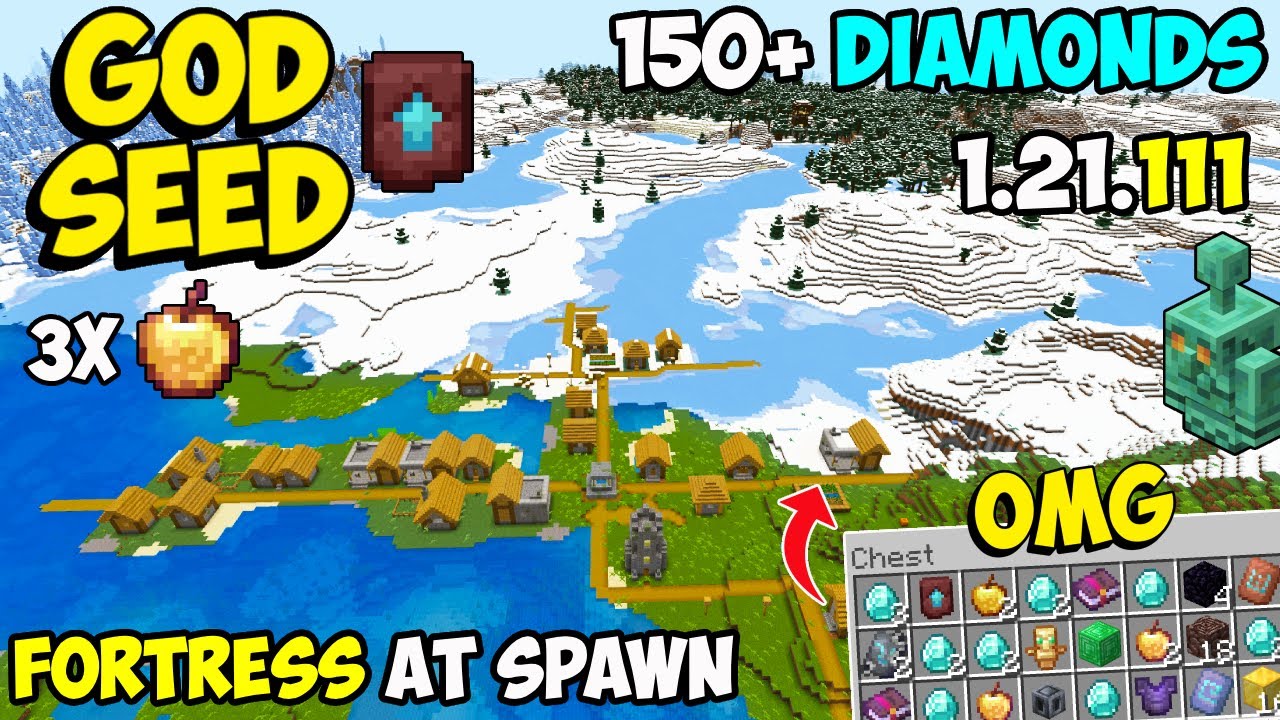 🔥 Ultimate [God Seed] For Minecraft 1.21 Bedrock & PE | Four Blacksmith ...