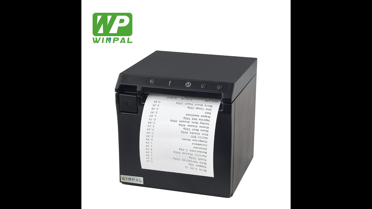 WP80A 80mm Thermal Receipt Printer - YouTube