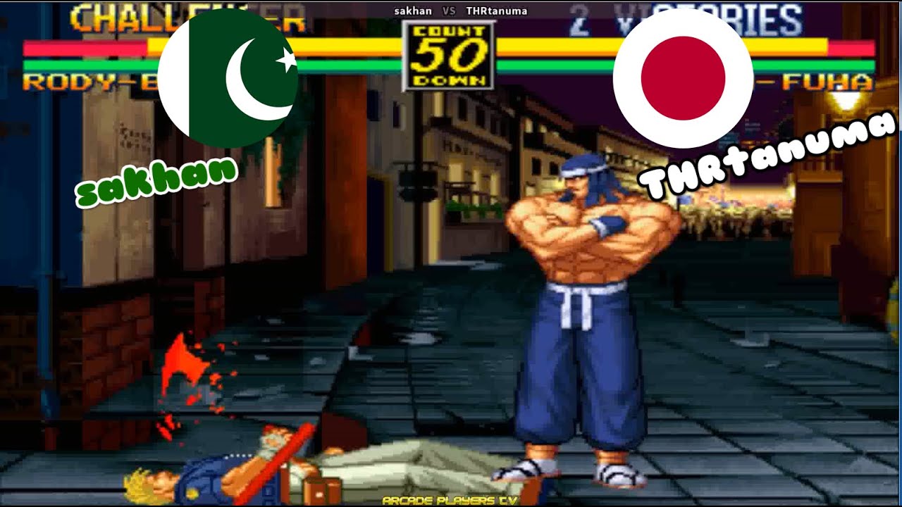 Art of Fighting 3 sakhan (Pakistan) vs THRtanuma (Japan) aof3 - YouTube