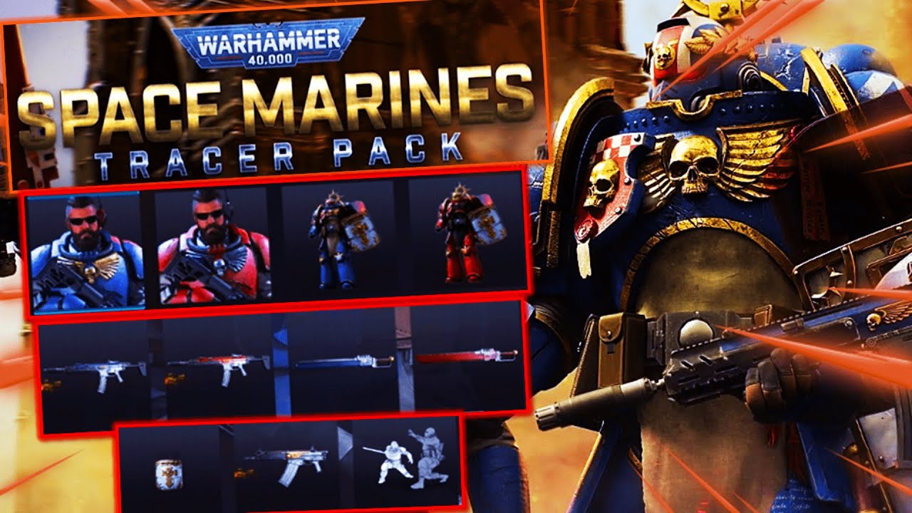 *NEW* Tracer Pack: WARHAMMER 40K - SPACE MARINES Bundle - YouTube