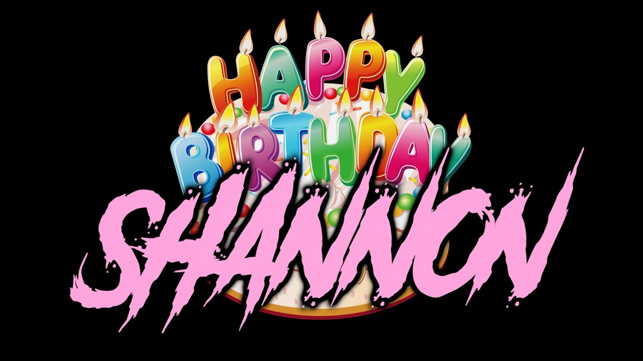Happy Birthday SHANNON - Metal Happy Birthday Song - YouTube