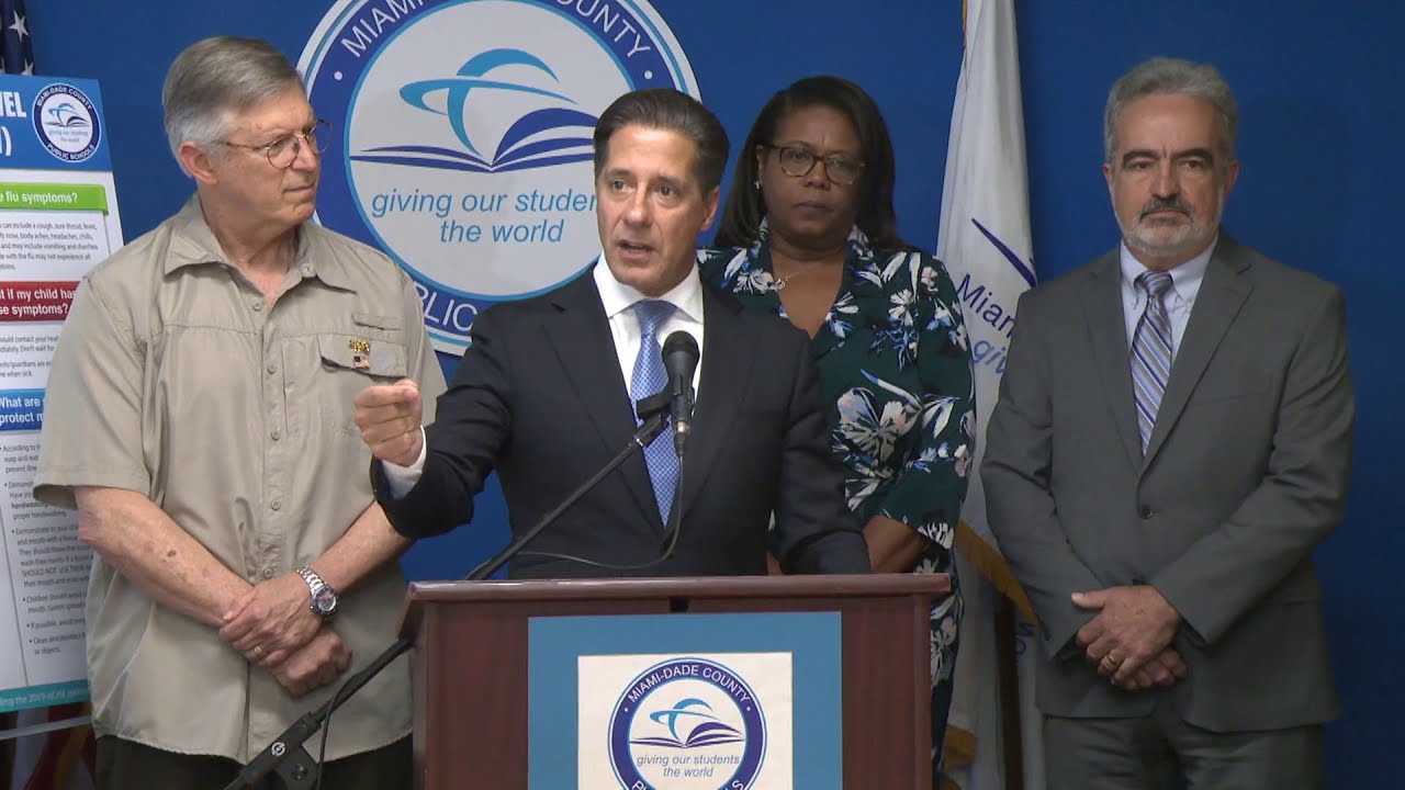 Miami School District superintendent holds conference about coronavirus ...