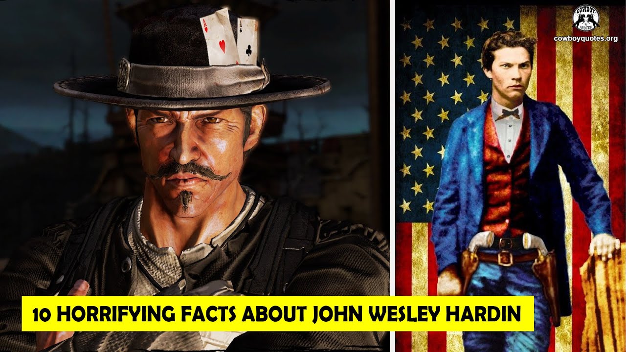🔴 10 HORRIFYING Facts About John Wesley Hardin - Cowboy Quotes - YouTube