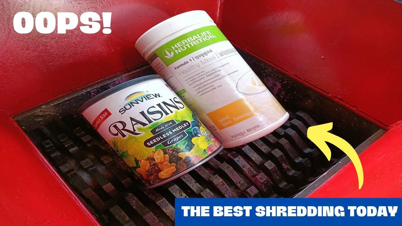 Herbalife Nutrition vs Fast Shredder Machine | ASMR - YouTube