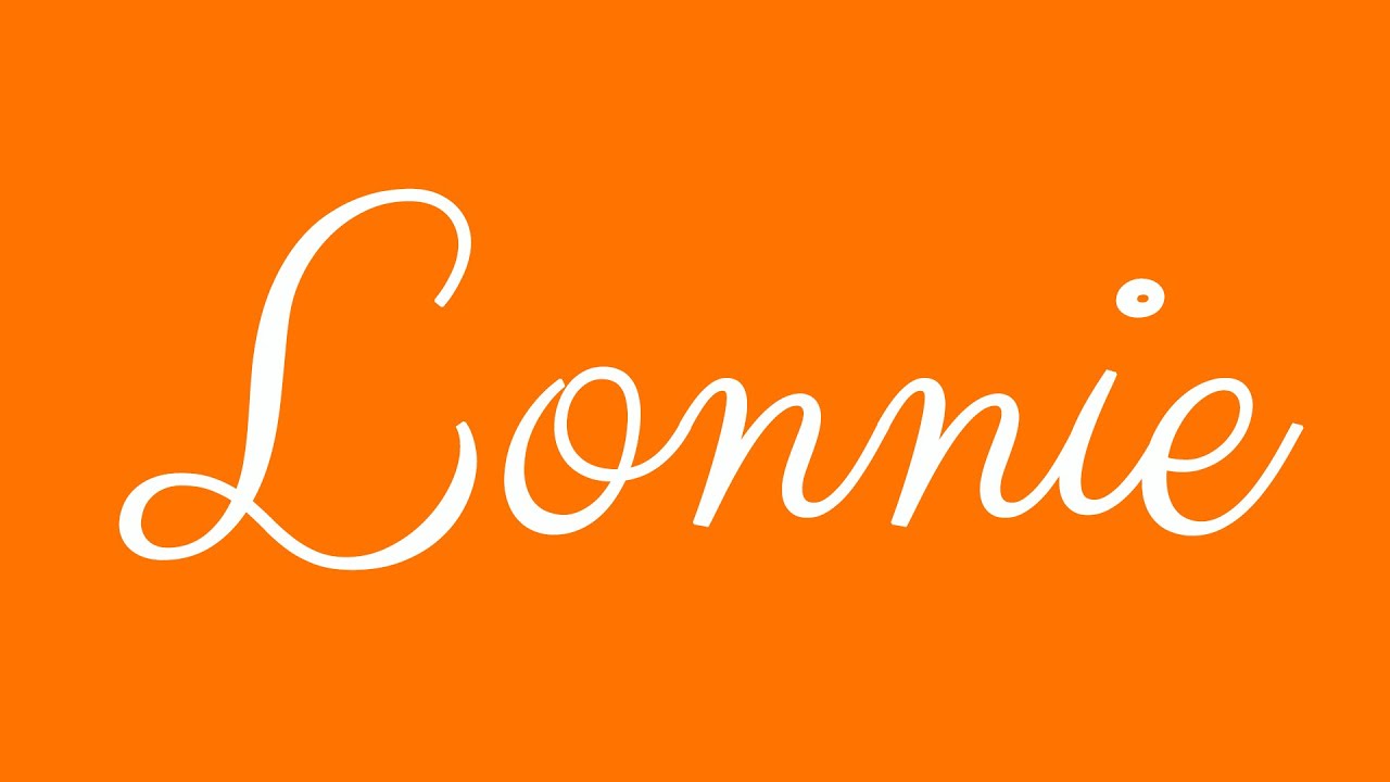 Learn how to Write the Name Lonnie Signature Style in Cursive Writing ...