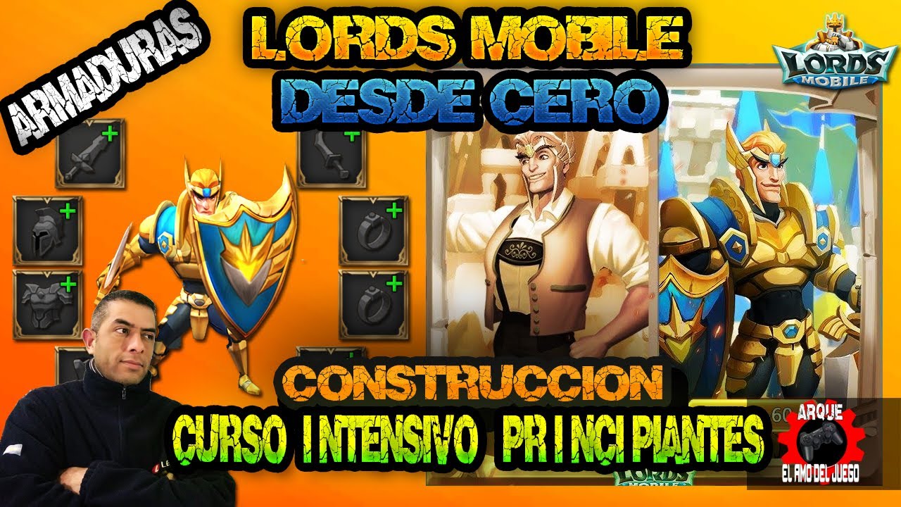 ARMADURA CONSTRUCCION LORDS MOBILE - YouTube