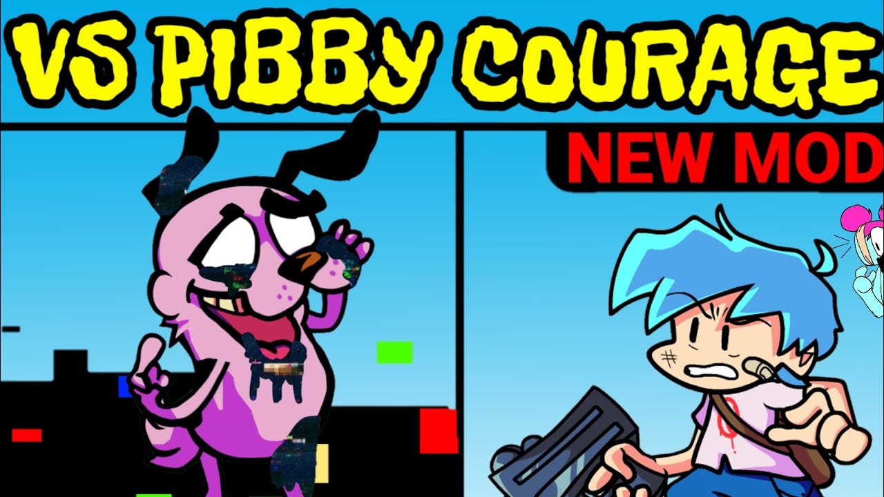 Friday Night Funkin' New Pibby Courage The Cowardly Dog | Pibby x FNF ...