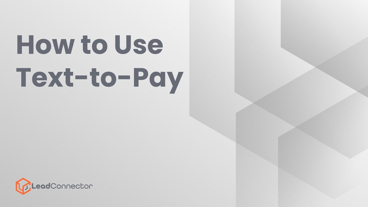 How to Use Text-to-Pay - YouTube