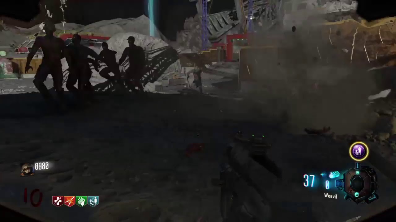 Call of duty bo3 zombie chronicles moon gameplay - YouTube