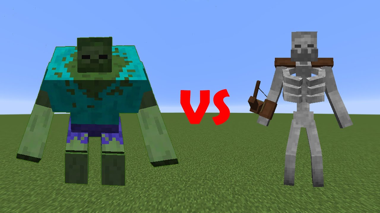 Mutant Zombie VS Mutant Skeleton In Minecraft! - YouTube