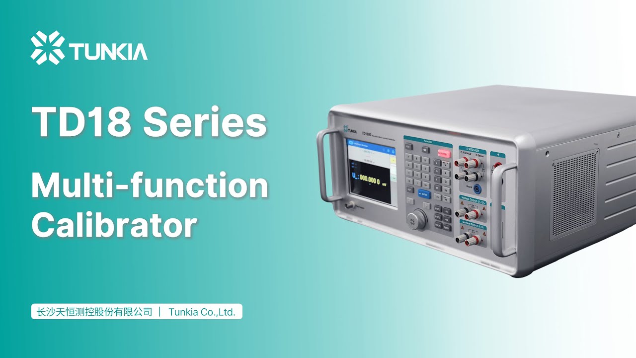 Getting to know our TD18 series multi-function calibrator - YouTube