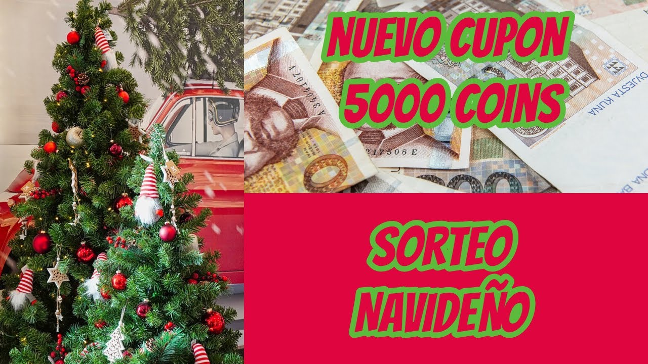 Nuevo Cupon 5000 Coins +Sorteo Navideño 🎉☃️🎄 - YouTube