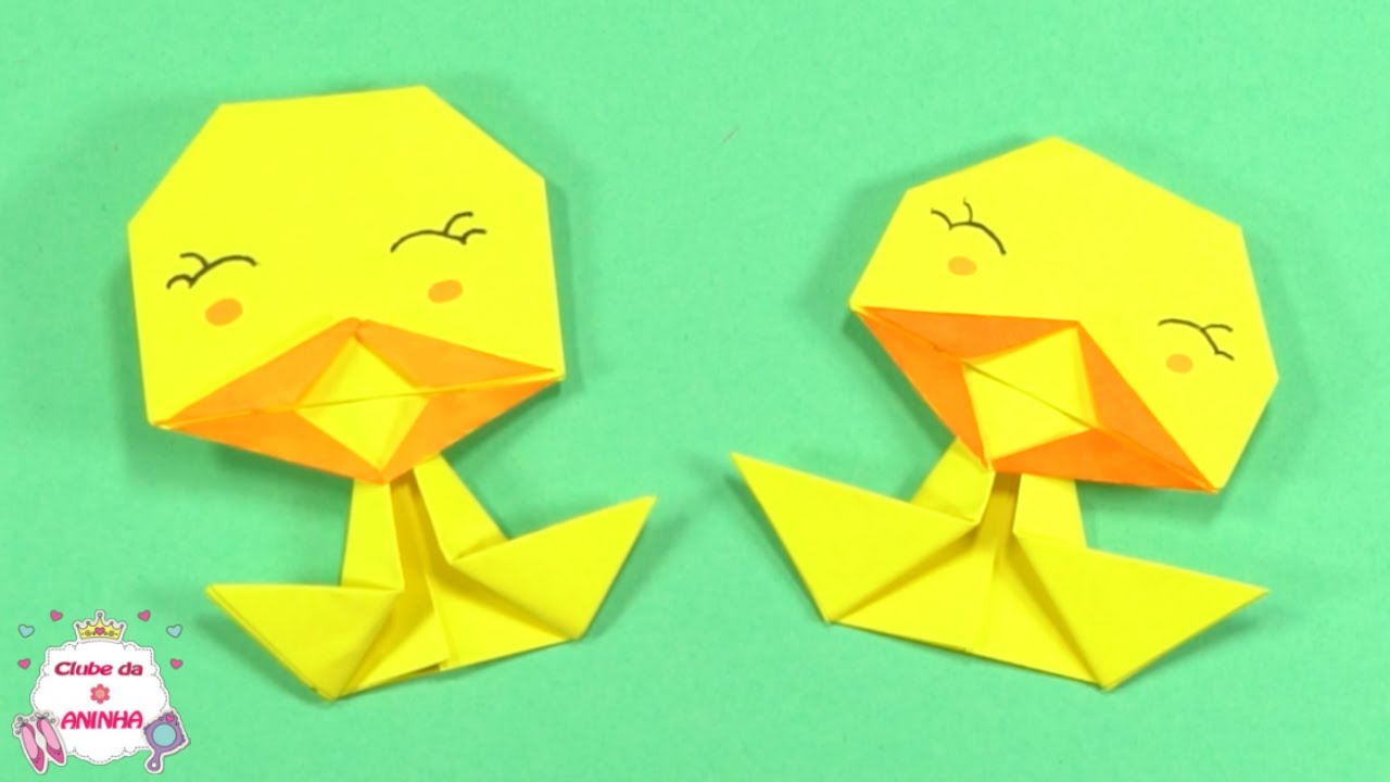 ORIGAMI - Pato de papel - Paper duck - YouTube