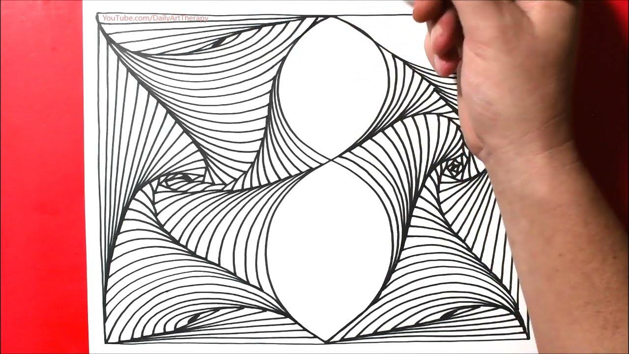 Daily Line Illusion | Infinite Deception 3D Art Therapy Pattern ...