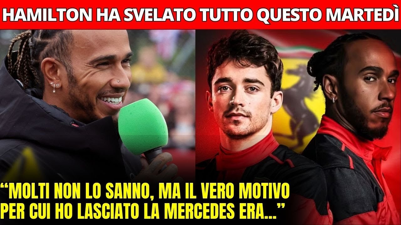 MIO DIO! HAMILTON SVELA IL MOTIVO PER CUI HA LASCIATO LA MERCEDES E È ...