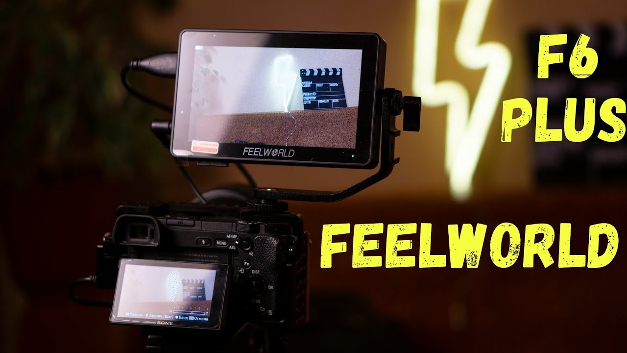Накамерный монитор Feelworld F6 plus - YouTube