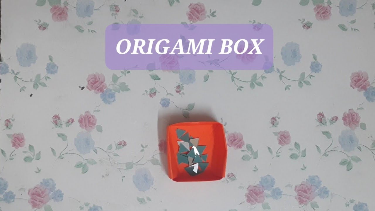 How to make Origami Box from Blitz/Blintz Fold? Paper Craft Ideas. Easy ...
