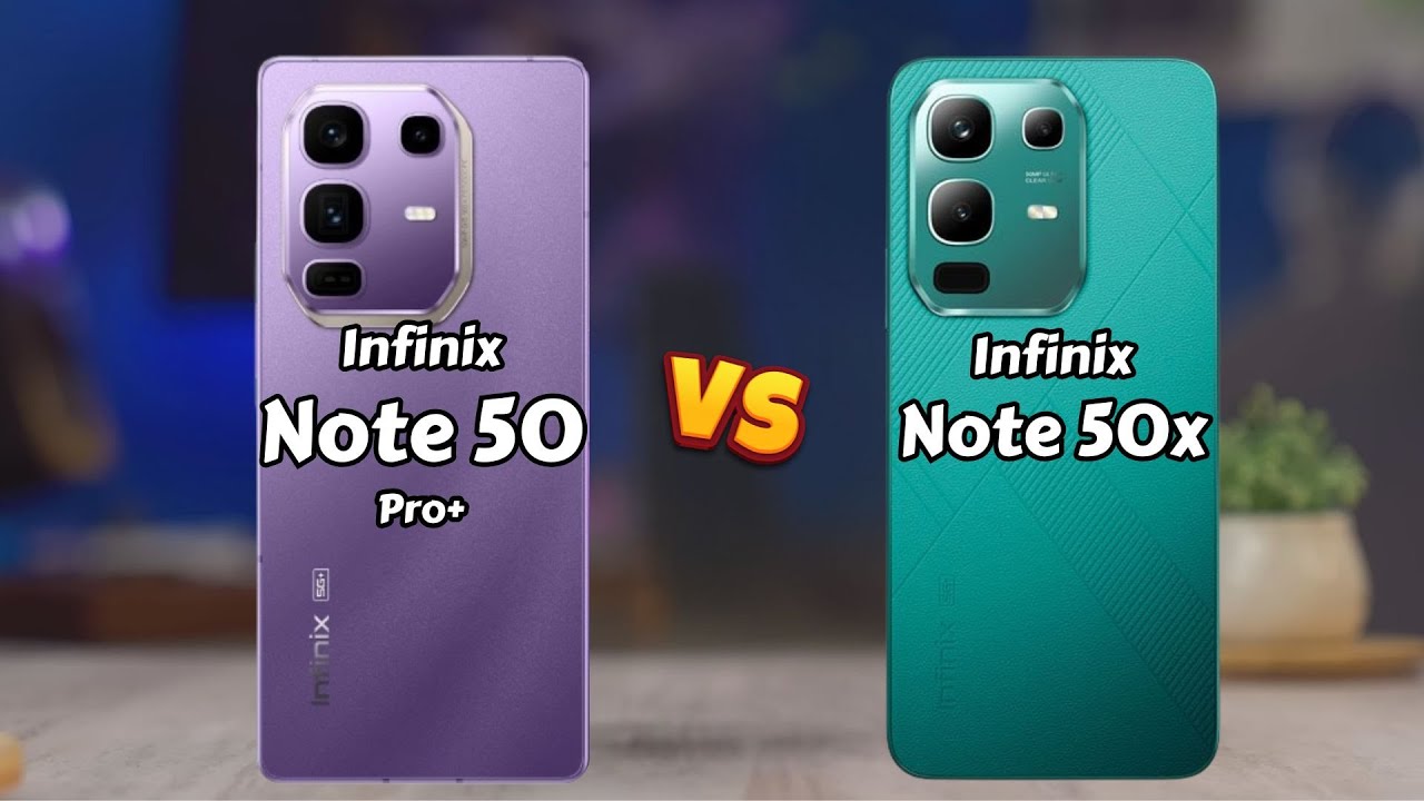 Infinix Note 50 Pro Plus vs Infinix Note 50x - YouTube