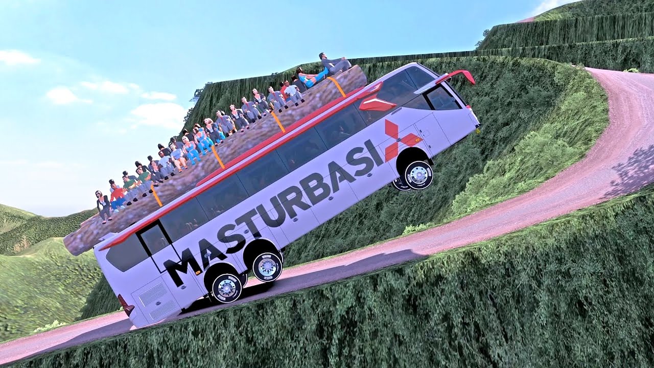 The Ultimate Test: Overloaded Bus on Perilous Roads - YouTube