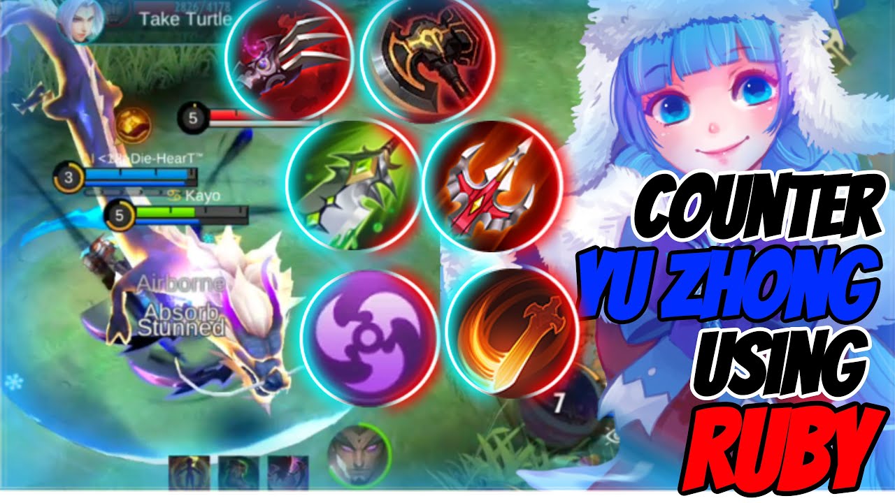 RUBY The Dragon Slayer | How to Counter Yu Zhong Using Ruby | Ruby Best ...