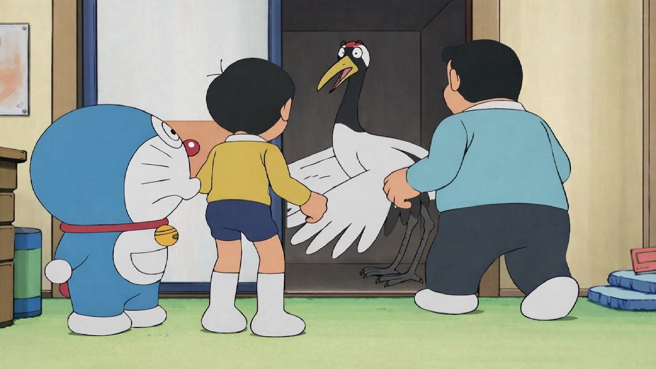 Doraemon Episod 302 - Burung Bangau, Balaslah Budi! (Bahasa Melayu ...