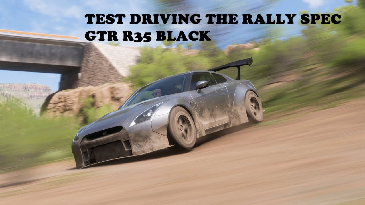 Test Driving the Rally Spec GTR R35 Black Edition - FH5 Rally Adventure ...