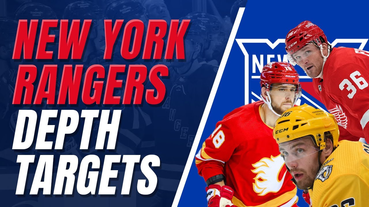 Depth Targets For The New York Rangers At The Trade Deadline! - YouTube