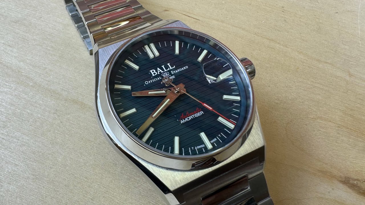 Ball Roadmaster Perseverer 40mm Blue Dial NM9050C-S1-BE - YouTube