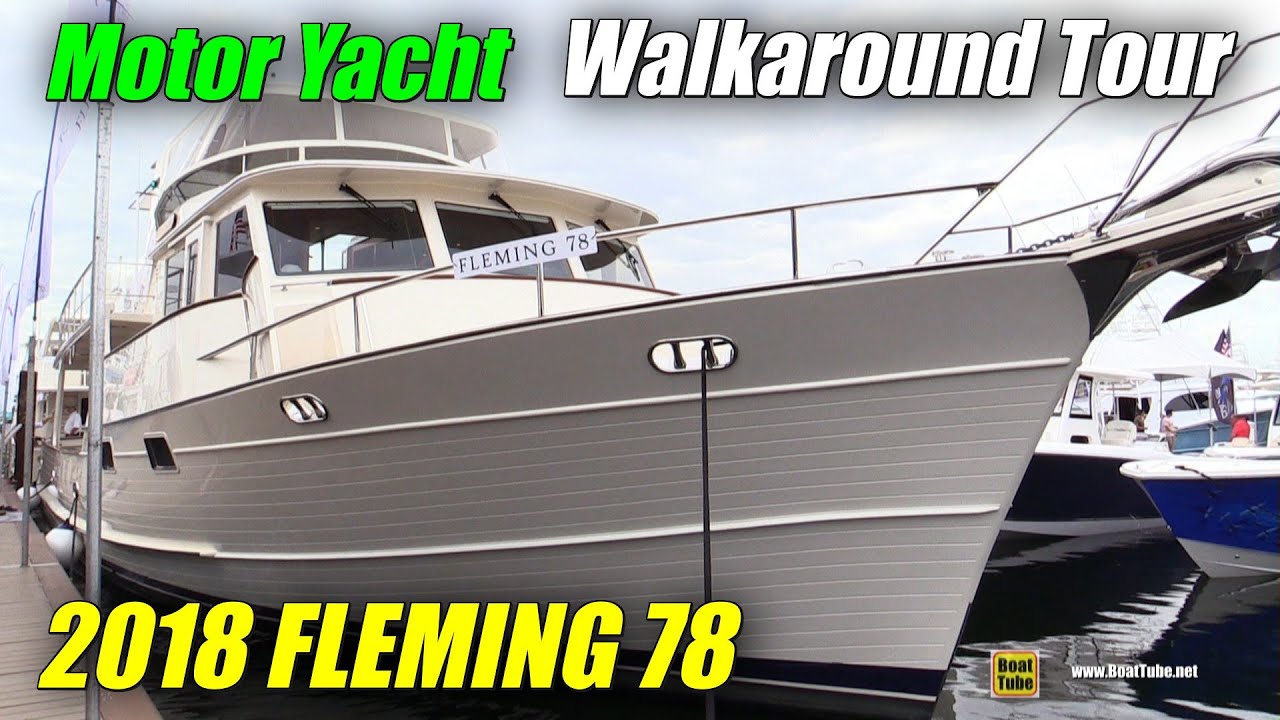 2018 Fleming 78 Classic Yacht - Deck, Engine Room and Interior ...