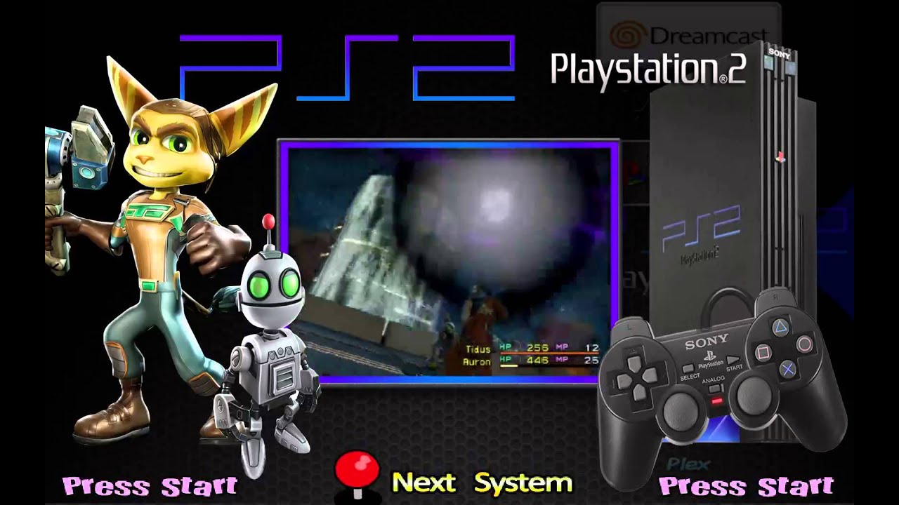 Hyperspin - Unified Megatheme - Sony Playstation 2 - YouTube